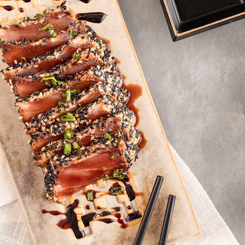 Sashimi de Atum Toast | Padaria Vianney